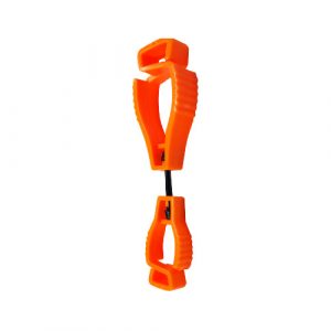 Attache gants à double clip